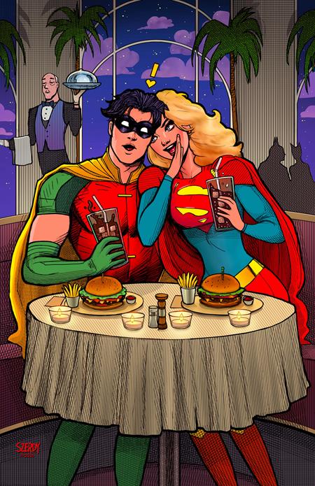 BATMAN SUPERMAN WORLDS FINEST #49 CVR B NATHAN SZERDY CARD STOCK VAR ...